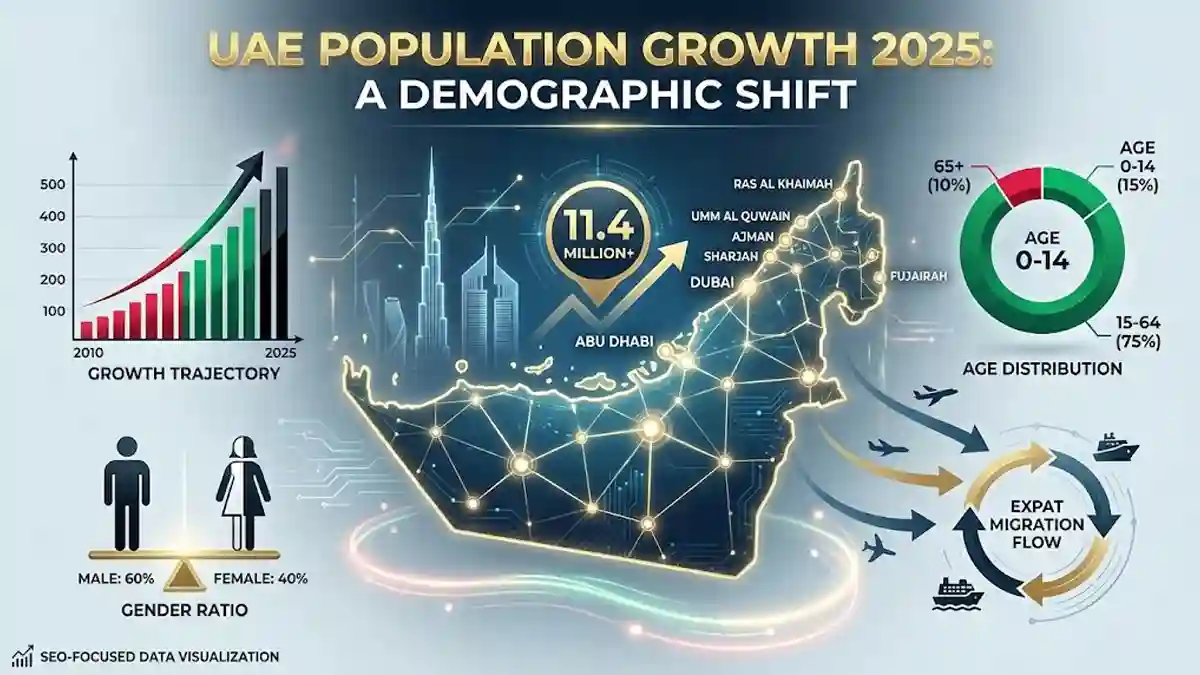 UAE Population 2025: Latest Estimate, Dubai & Expats | Roz New